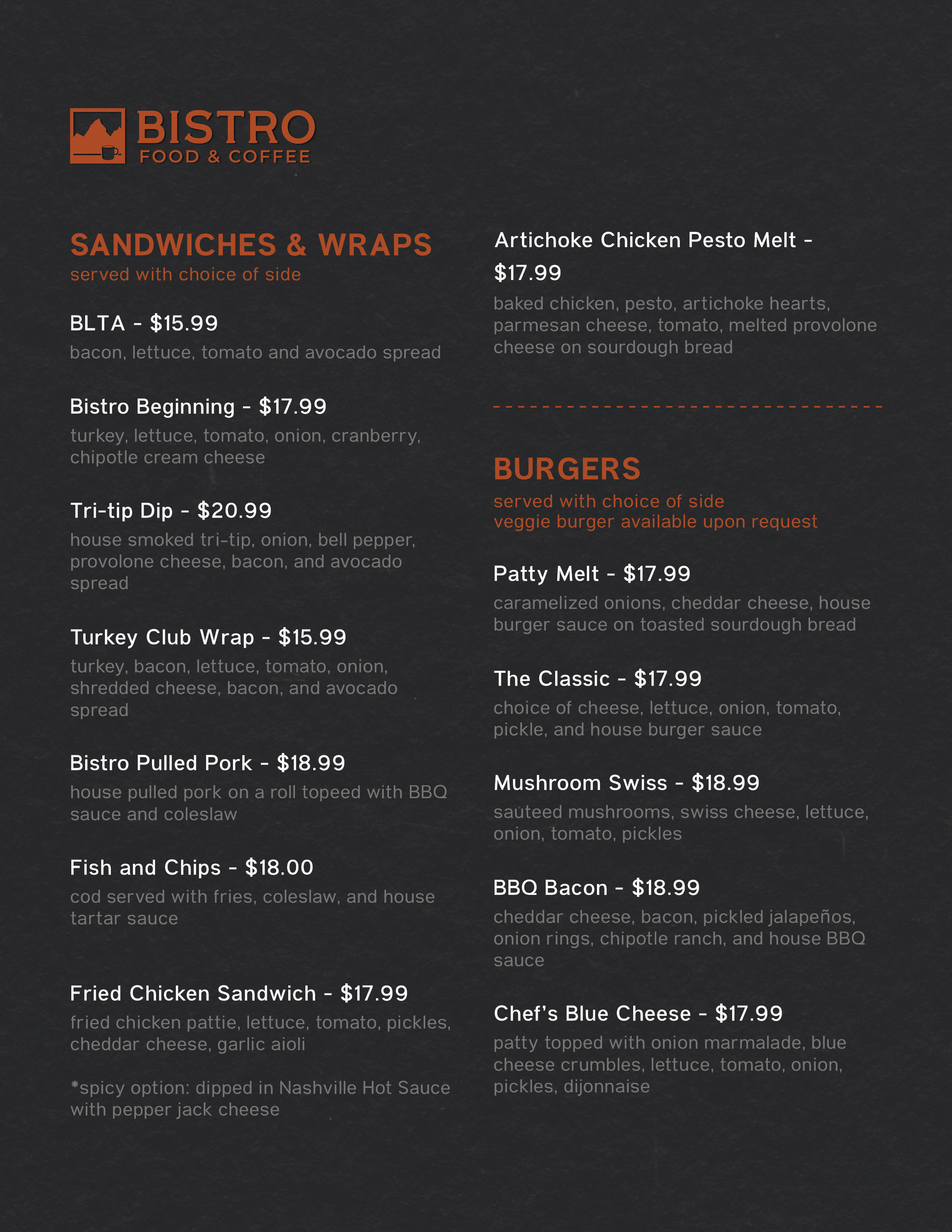 Bistro Food & Coffee